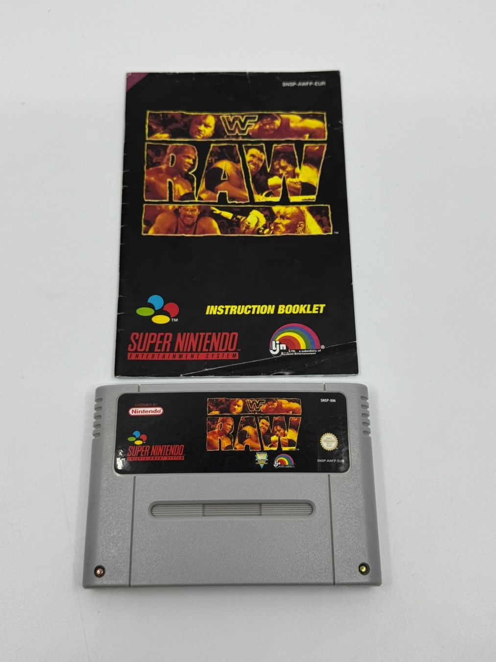 WWF RAW inkl. Spielanleitung (Super Nintendo Snes) (Gebraucht) in ...