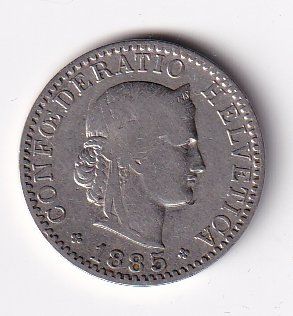 20 Rappen 1885 rar | Kaufen auf Ricardo