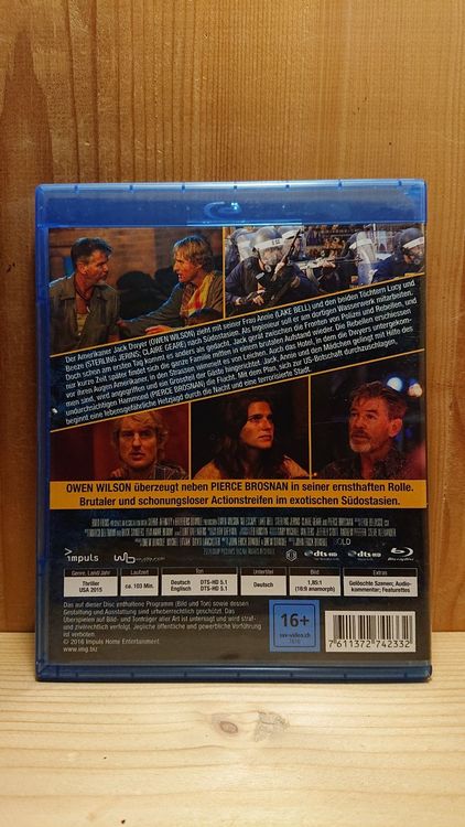 NO ESCAPE Blu-Ray mit Owen Wilson und Pierce Brosnan (Gebraucht) in Wilderswil für CHF 4.5 – mit ...