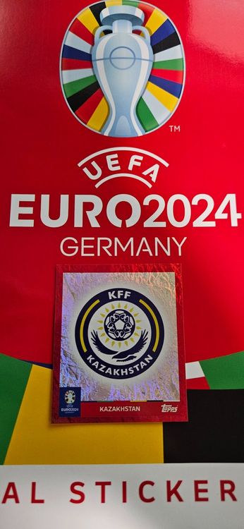 Topps EM 2024 | KAZ 1 | Kasachstan Wappen *RARE* (Neu (gemäss ...