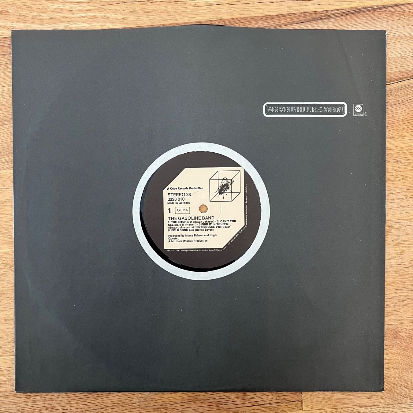 Gasoline Band - Same / 1. D-Press. 1972 - Jazz-Rock (Gebraucht) in Gais ...