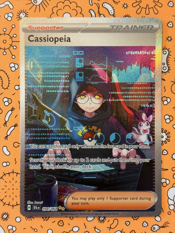 Cassiopeia Full Art Trainer Card 094 SFA🔥 Rare! (Neu (gemäss ...
