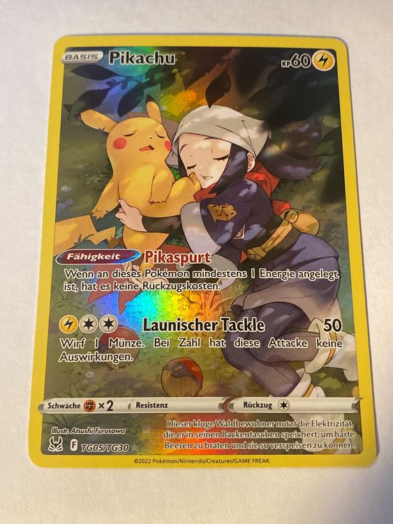 Pokemonkarte Pikachu TG05/TG30 (Gebraucht) in Stadel für CHF 15 – mit ...