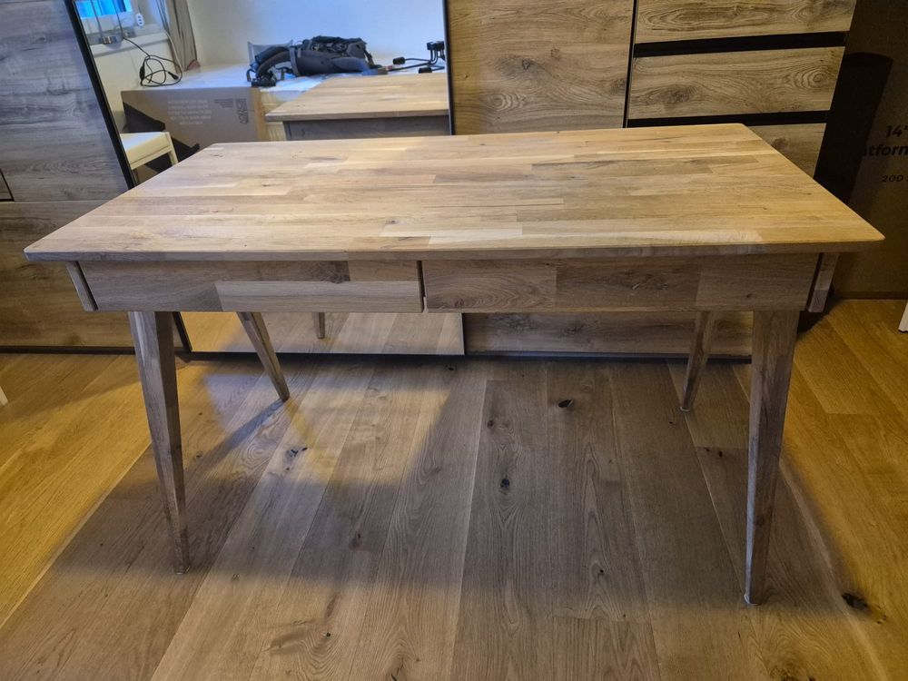 Linea Natura SCHREIBTISCH 120/65/76 cm Wildeiche (Neu (gemäss ...