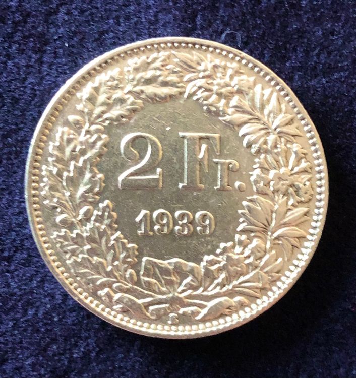 Silber 2-Fränkler 1939 | Kaufen auf Ricardo