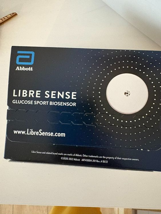 LIBRE SENSE glucose sport biosensor (Nuovo e nell'imballaggio originale ...