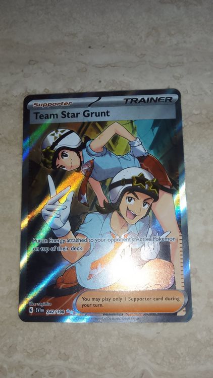 Pokemon Trainer Karte Team Star Grunt 242/198 ENG | Kaufen auf Ricardo