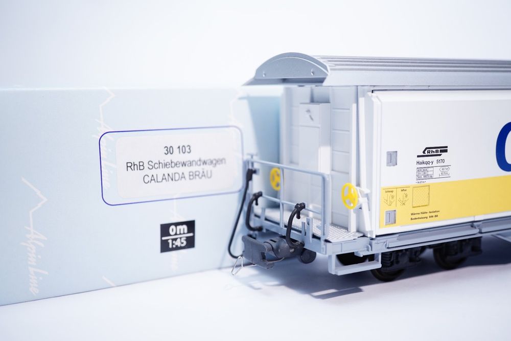 1ß Roco Alpinline 30103 RhB Haik Schiebewandwagen Calanda (Gebraucht ...