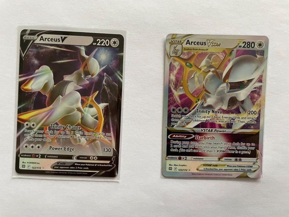 Pokémon Brilliant Stars Arceus V & Arceus Vstar | Kaufen auf Ricardo