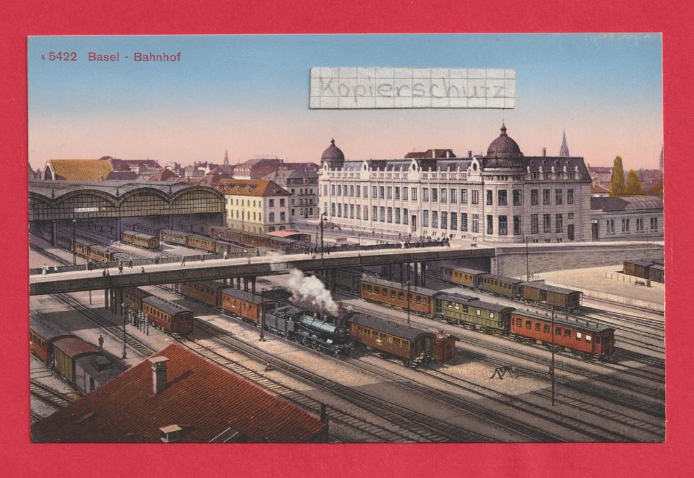Basel - Bahnhof (BS) Eisenbahnen ca. 1910 (Gebraucht) in Zürich für CHF ...