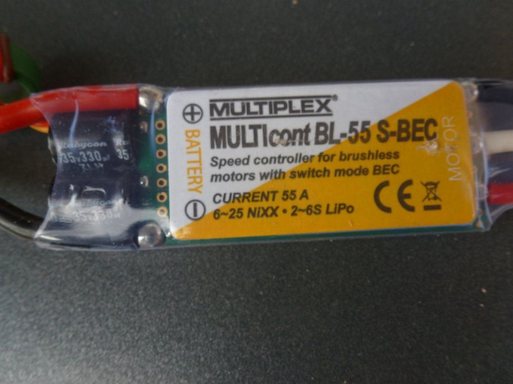 Brushless Regler Multiplex 55 Amp. (Gebraucht) in Zürich für CHF 25 – mit Lieferung auf Ricardo ...