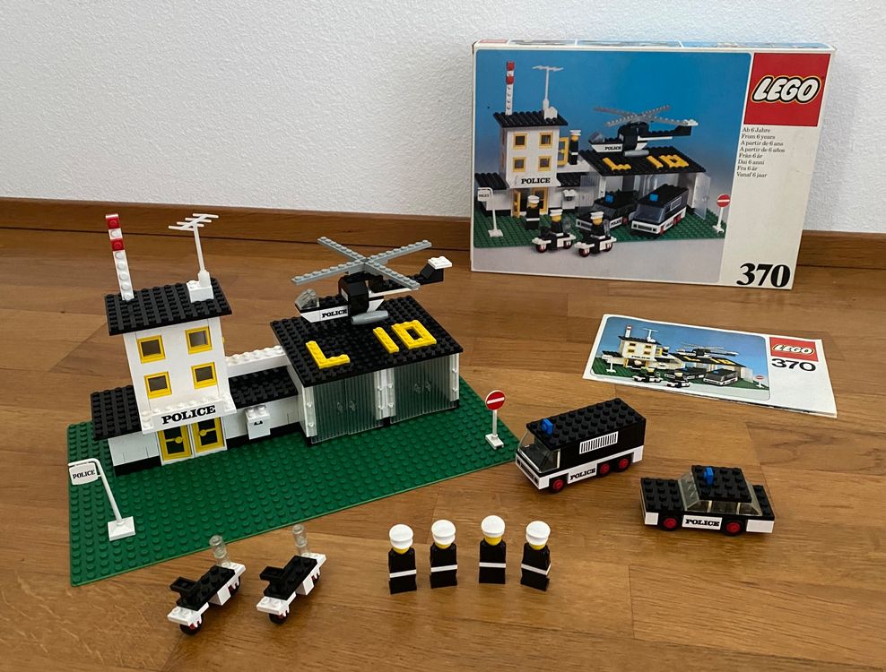 LEGO Polizei Vintage 370 Polizei-Hauptquartier kpl. +OVP (Gebraucht) in ...