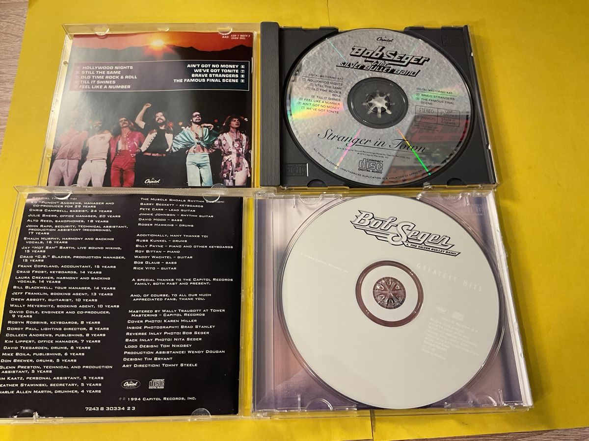 Bob Seger CD Bundle: Stranger in Town & Greatest Hits (Gebraucht) in ...