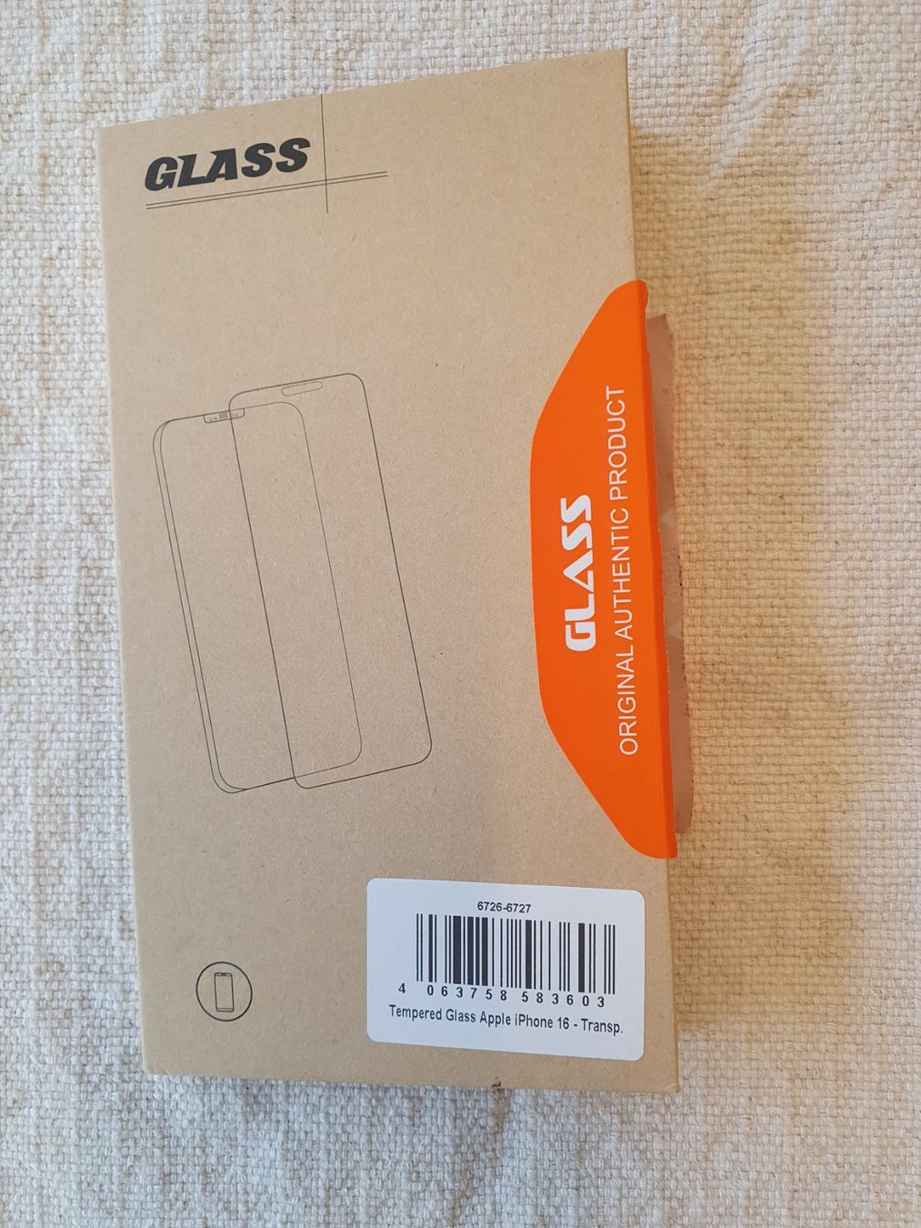 Vetro protettivo temperato Apple iPhone 16 (Nuovo (secondo la ...