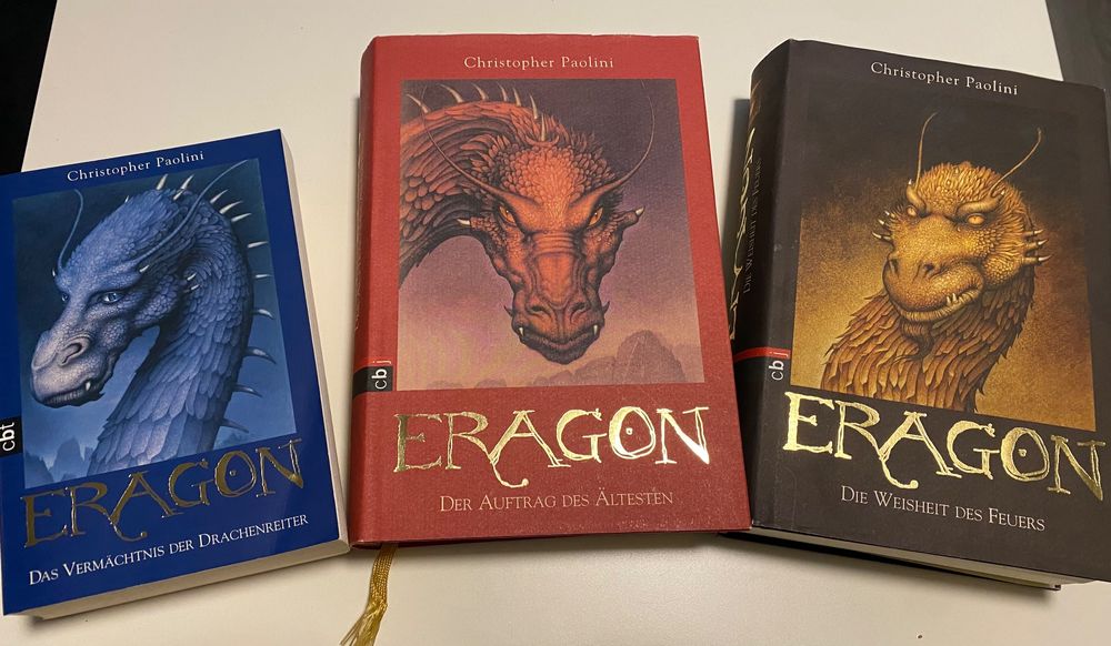 ERAGON TRIOLOGIE VON CHRISTOPHER PAOLINI, SEHR GUTER ZUSTAND (Gebraucht ...