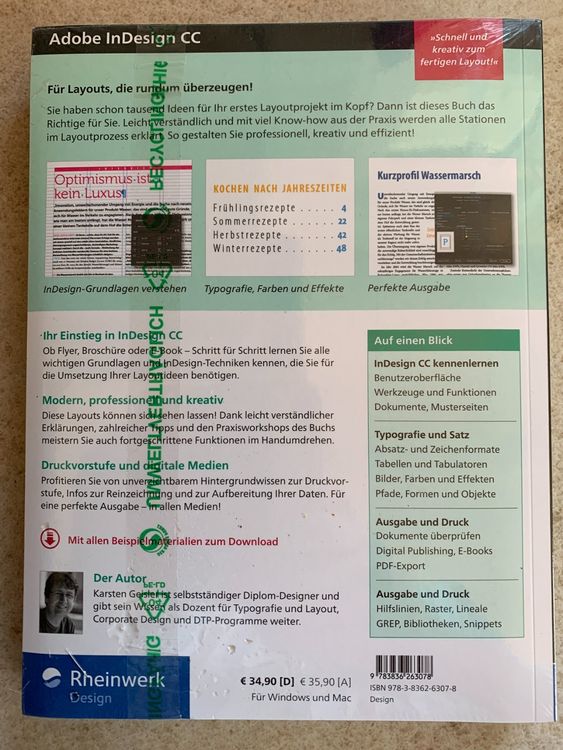 Adobe Photoshop & InDesign CC Rheinwerk Verlag - Informatik (Neu und ...