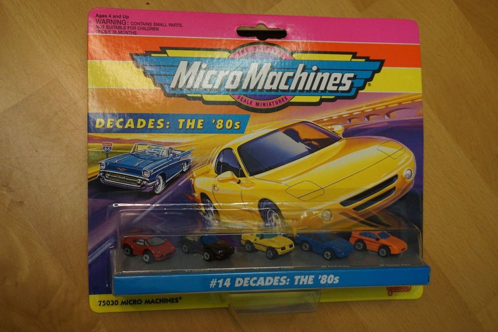 Micro Machines Decades:The 80s OVP TOP!! (Neu und originalverpackt) in ...