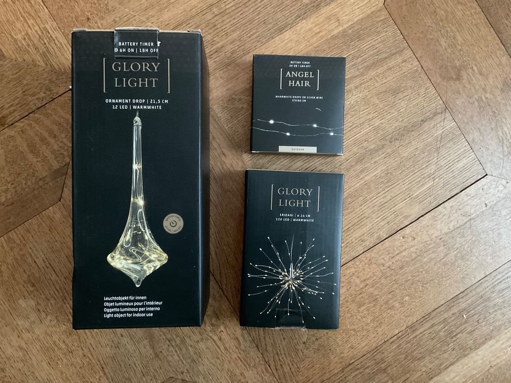 3x Weihnachtsbeleuchtung GLORY LIGHT VERSAND 9.- (Neu und originalverpackt) in Aarau für CHF 25 ...