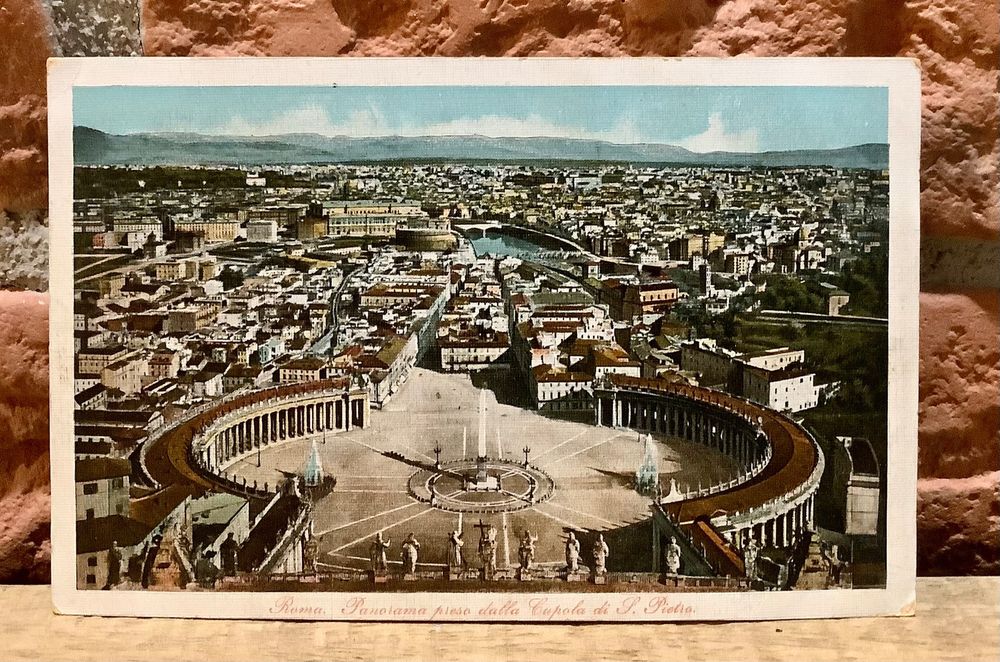 1914 - Antike AK - Rom - Vatikan - Petersplatz (Gebraucht) in Root für CHF 1 – mit Lieferung auf ...