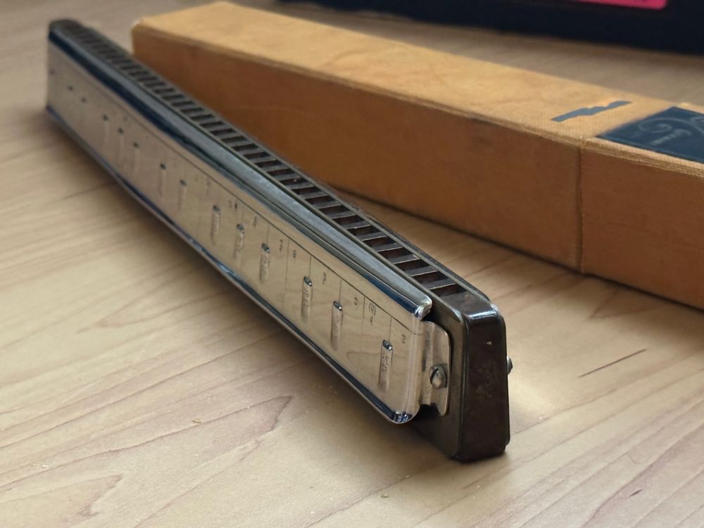 Rar Vintage Hohner Chromatica 261 lange Mundharmonika | Kaufen auf Ricardo