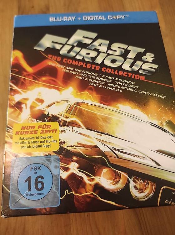 Fast & Furious 1-5 Blu-ray Collection + Digital Copy (Gebraucht) in ...