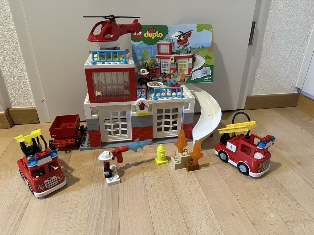 LEGO DUPLO Feuerwehr Wache / Station mit Helikopter (10970) | Kaufen ...