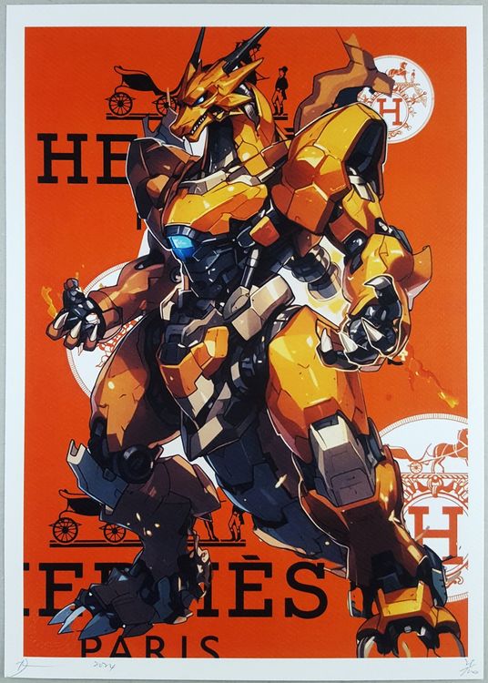 Death NYC Ltd Pop Art Druck " Pokémon Transformer Charizard (Neu ...