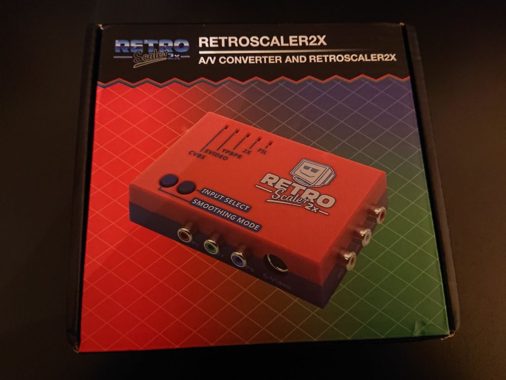 NEU - Retro Scaler AV Konverter Retroscaler2X Converter Blau (Neu und ...