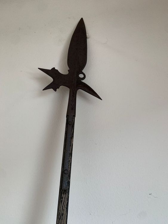 Hellebarde 230 lang, Holz, Spitz aus Eisen (Gebraucht) in Füllinsdorf ...