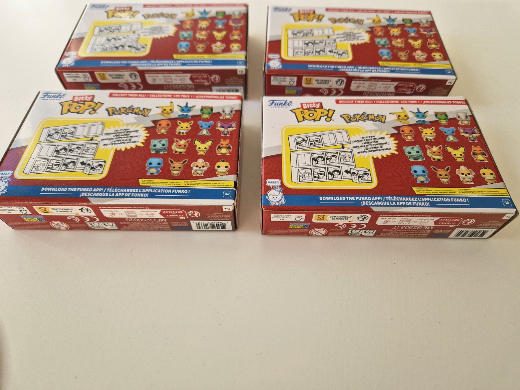 Funko Bitty Pop! Pokémon, set complet des 4 variantes. Neuf! (Neuf avec ...