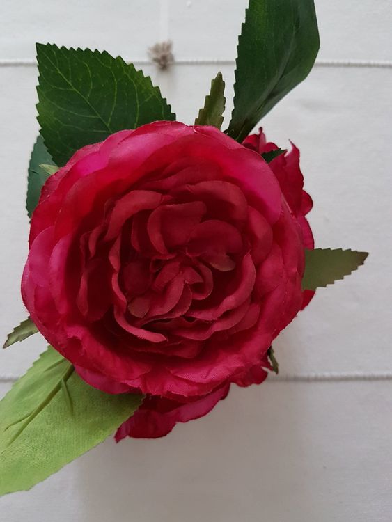3 Antik Rosen kleiner Rosenstrauss Kunstblumen Seidenblume (Gebraucht ...