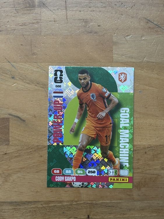 Panini Adrenalyn FIFA WM 2026 Karte: Cody Gakpo 600 (Neu (gemäss ...