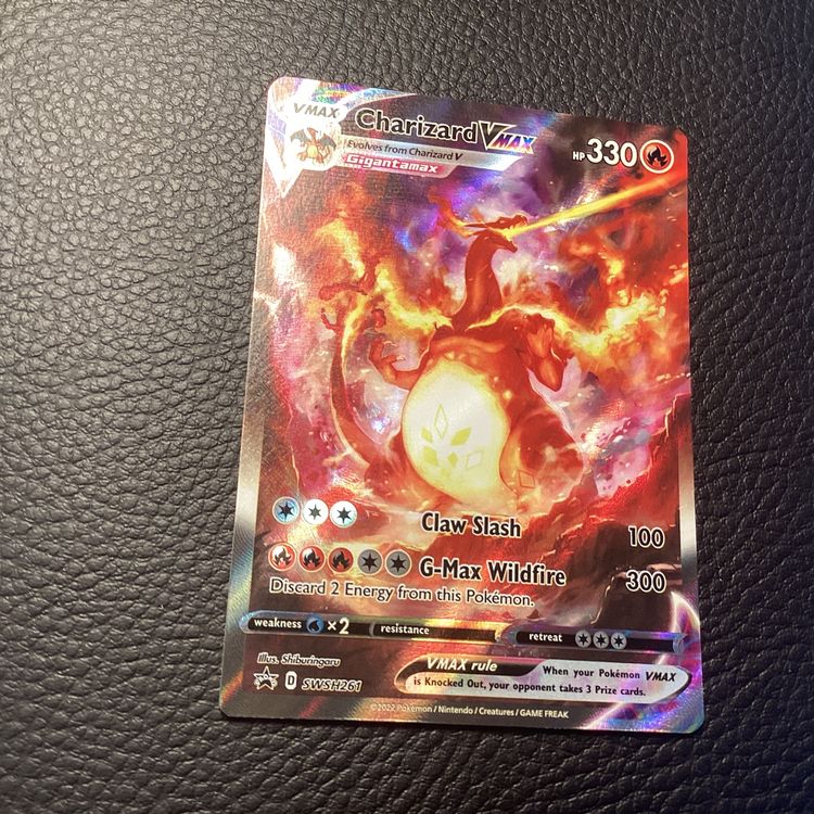 SwSh261 Promo Charizard Vmax Alt Art Eng NM - Mt | Kaufen auf Ricardo