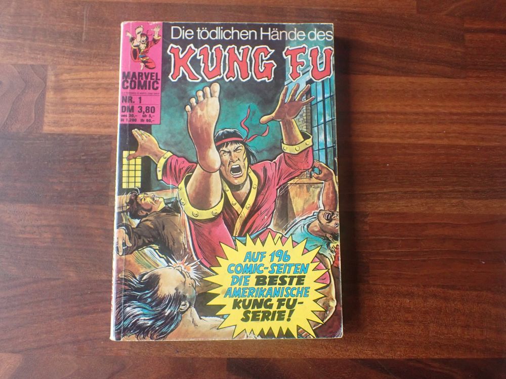 die tödlichen Hände des KUNG FU Marvel Comic Taschenbuch # 1 (Gebraucht ...