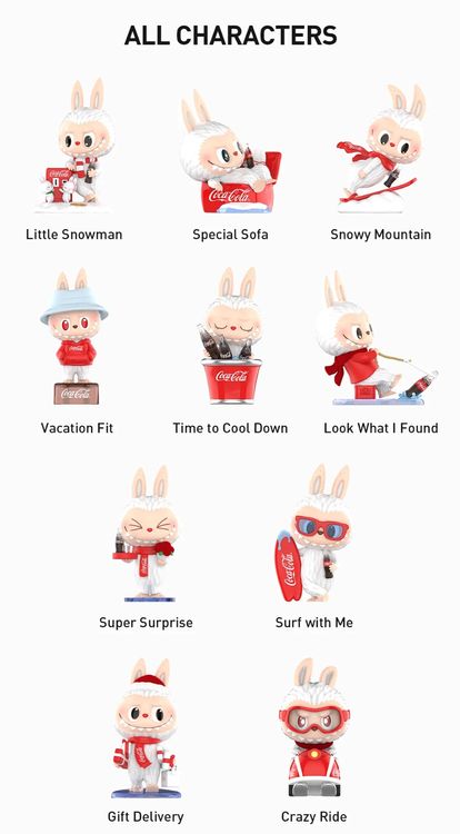 Pop Mart Labubu The Monsters Coca Cola Series - Blind Box (Neu und originalverpackt) in ...