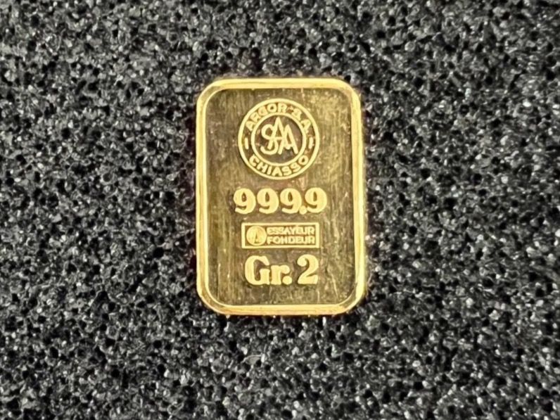 Goldbarren (Argor S.A., Chiasso), 2 g., 999.9 | Kaufen auf Ricardo
