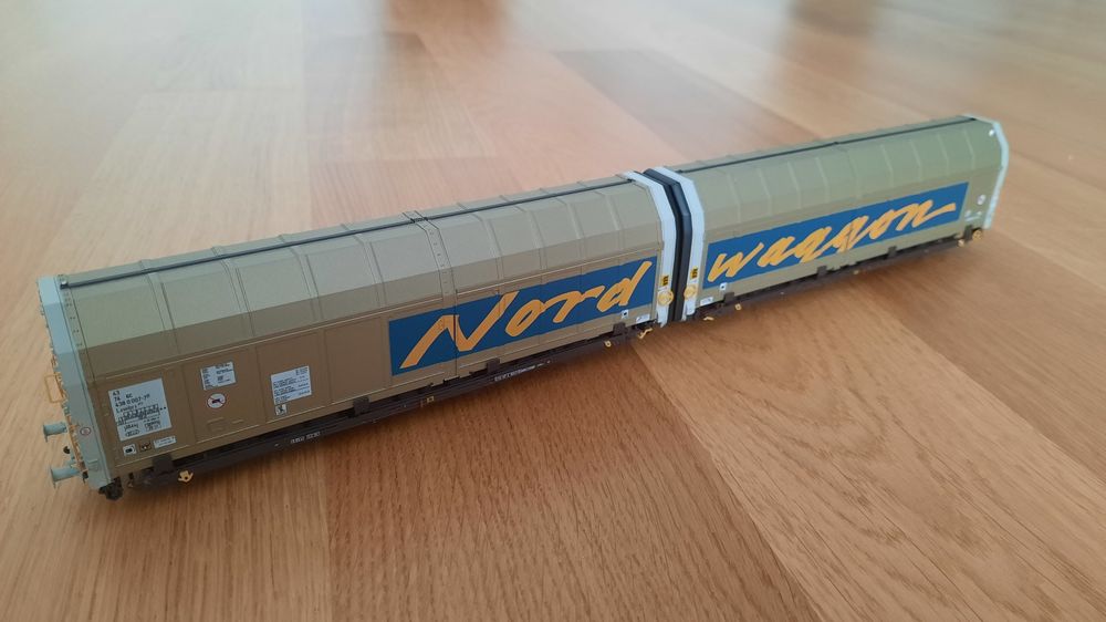 Hobbytrade 35013 GC Laaeilprss Nordwaggon f. SBB BLS HUPAC (Neu (gemäss ...