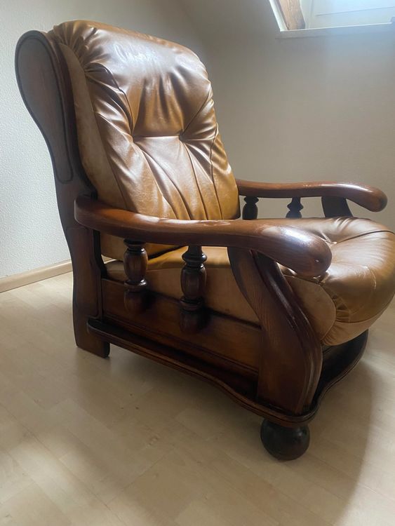 Leder Sessel (Gebraucht) in Allschwil für CHF 1 – nur Abholung auf Ricardo kaufen