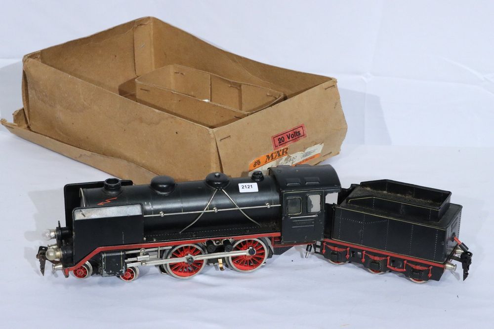 Spur 0 WS Märklin Lok E66 / 12920 mit Tender Guss Schwarz | Kaufen auf ...