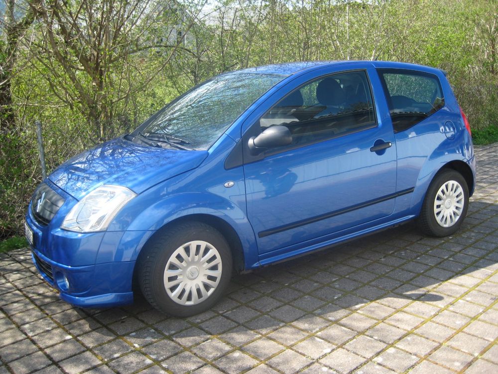 Auto Citroen C2 1.1 TONIC Blau metal. 8fach ber. MFK geprüft | Acheter ...