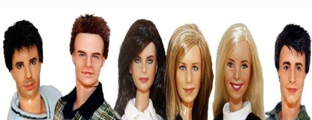 Barbies série TV FRIENDS + habits + accessoires (Neu (gemäss ...