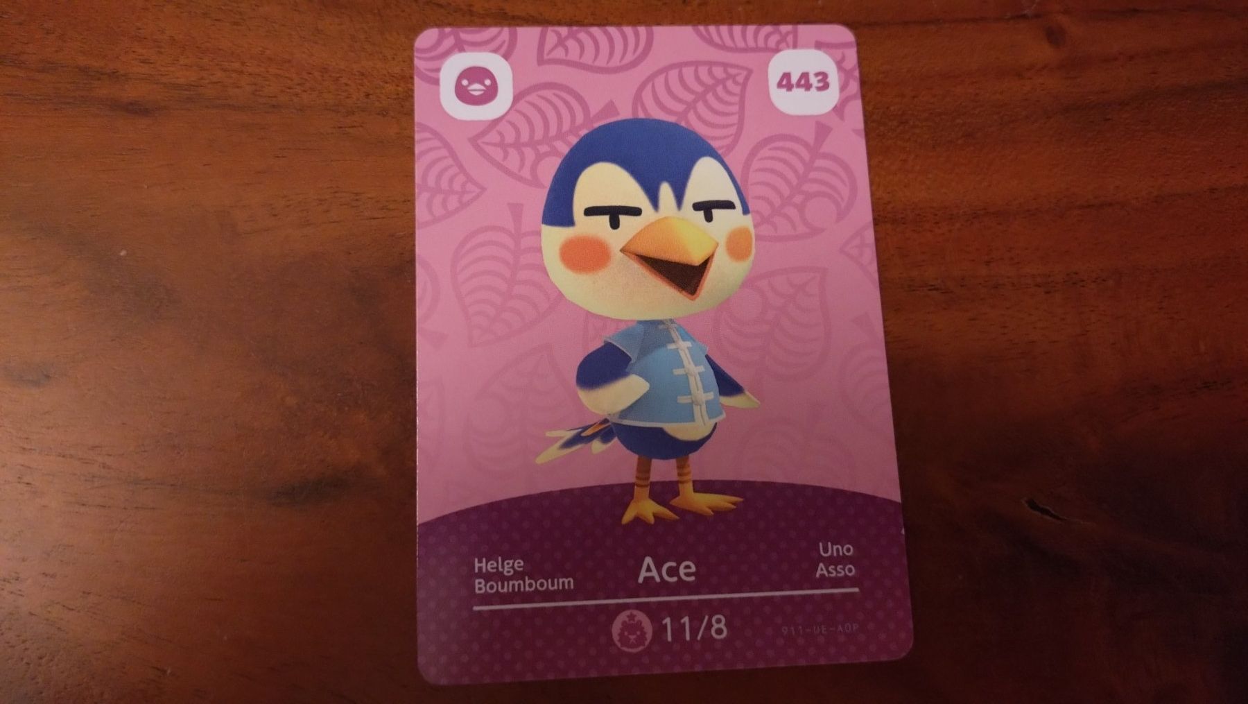 Animal Crossing amiibo Karte, Ace / Helge Nr. 443 (Neu (gemäss ...