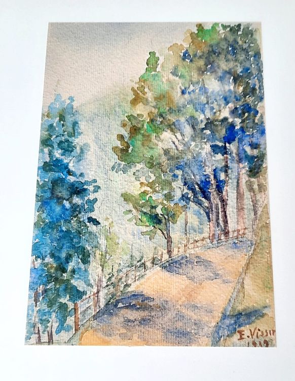 Aquarelle sur.papier signée (Gebraucht) in Martigny für CHF 1 – mit Lieferung auf Ricardo kaufen