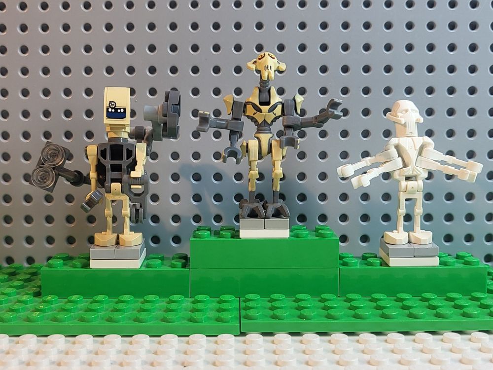 3 Lego-Minifiguren der Serie Star Wars mit EV-A4-D, General. (Gebraucht ...