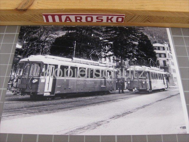 Echtfoto: Schwanden mit Sernftalbahn, ca 1968, Sernftalbahn (Gebraucht) in Malters für CHF 9 ...