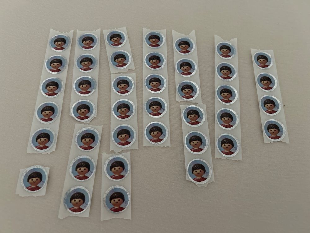 Migros Playmobil Mania, 40 Sticker=zwei Playmobil Sets (Neu (gemäss Beschreibung)) in Zizers für ...