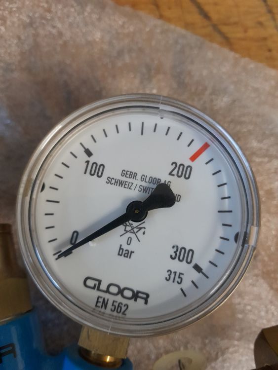 Gloor Druckregler für Sauerstoff und Acetylen (Neu (gemäss Beschreibung ...