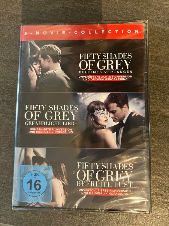 Shades of Grey Trilogie DVD originalverpackt (Neu und originalverpackt ...