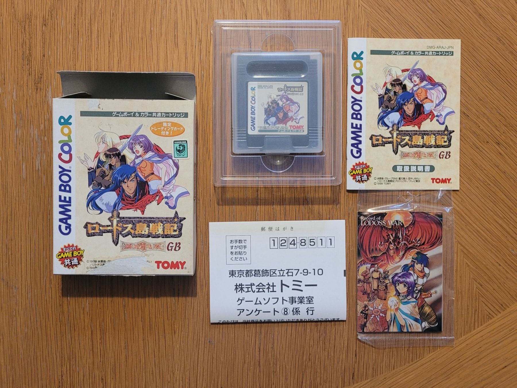 Record of Lodoss War Gameboy Color OVP Japan GBC (Gebraucht) in ...
