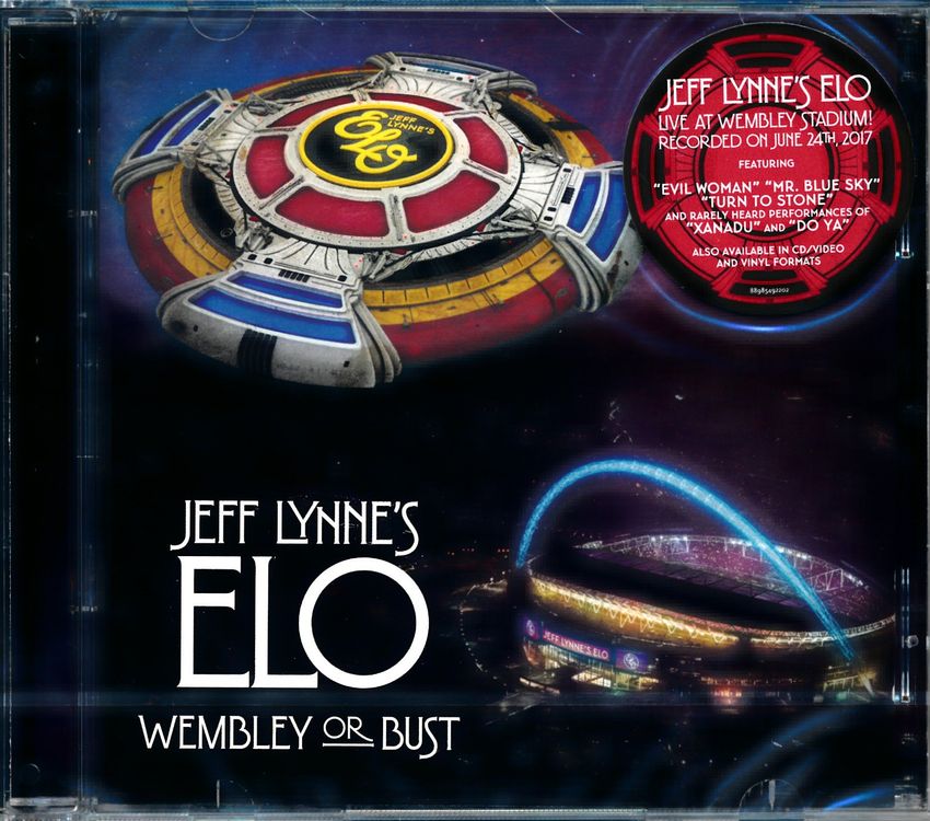 JEFF LYNNE'S ELO - WEMBLEY OR BUST (2 CD Fabrikneu) (Neu und ...